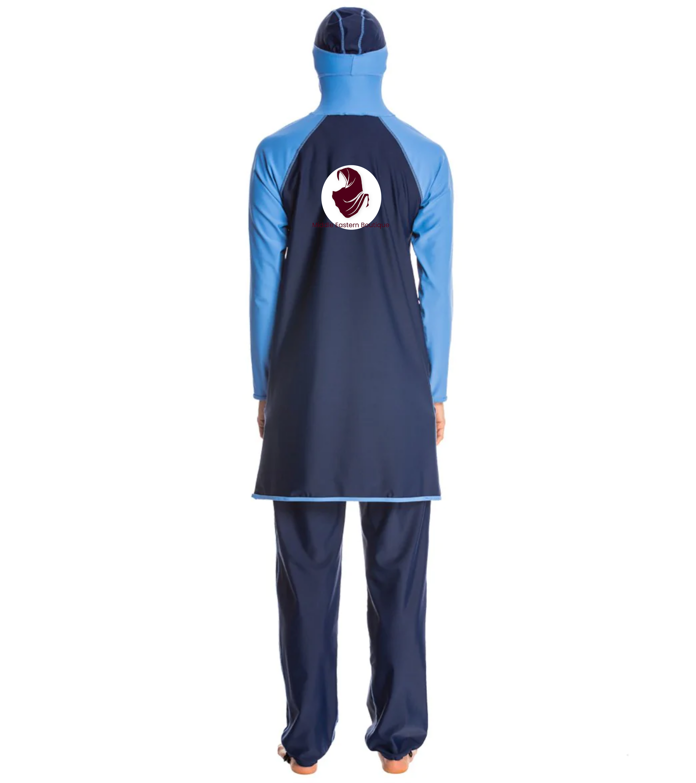 Middle Eastern Boutique Modest Swimsuit with hijab, Islamic Swimsuit